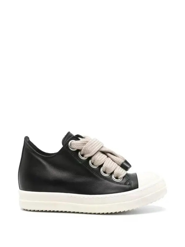 Rick Owens Oversized Lace Leather Sneakers