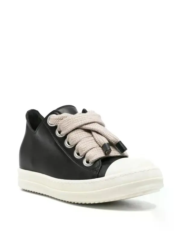 Rick Owens Oversized Lace Leather Sneakers