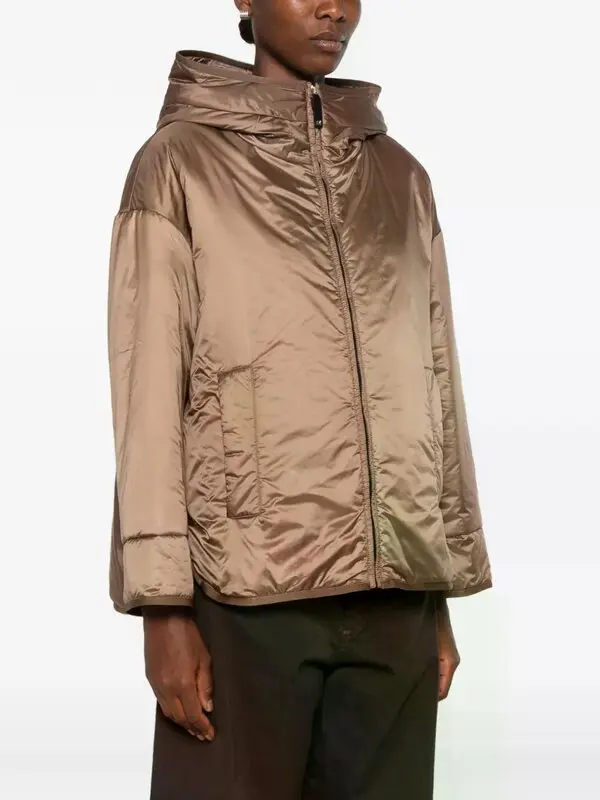 Max Mara Hooded Zip-up Jacket