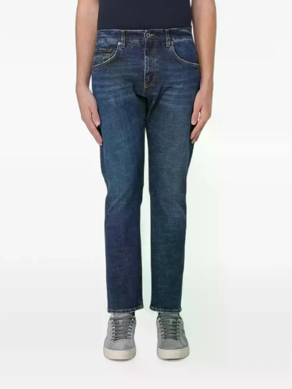 FAY Logo Patch Jeans