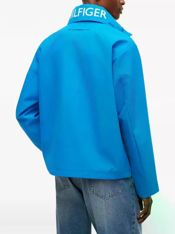 Tommy Hilfiger Logo Print Hooded Jacket