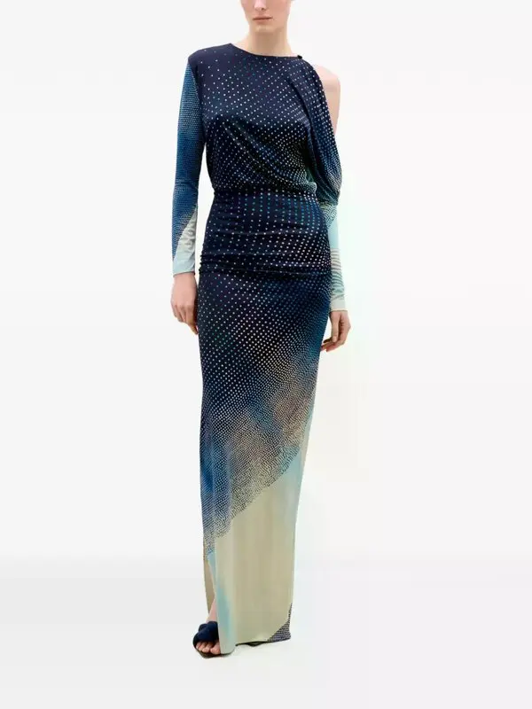 Silvia Tcherassi Zaid Polka Dot Maxi Dress