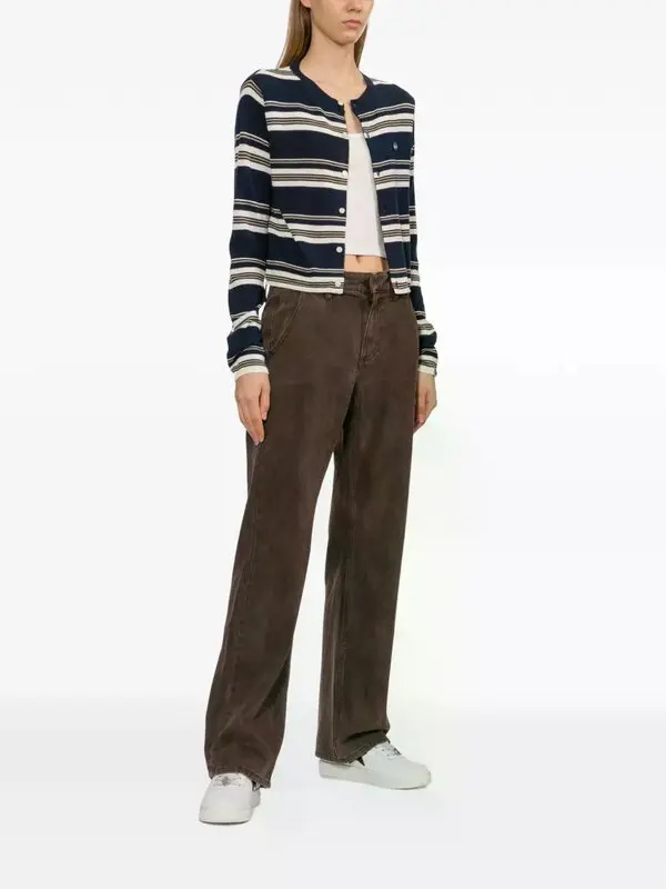 AAPE BY *A BATHING APE Apee™ A Bathing Ape® Striped Buttoned Cardigan
