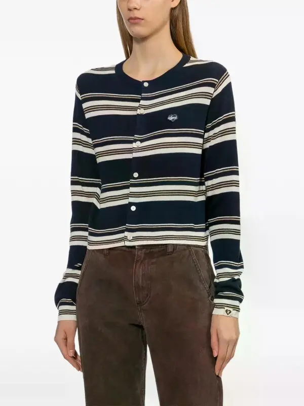 AAPE BY *A BATHING APE Apee™ A Bathing Ape® Striped Buttoned Cardigan