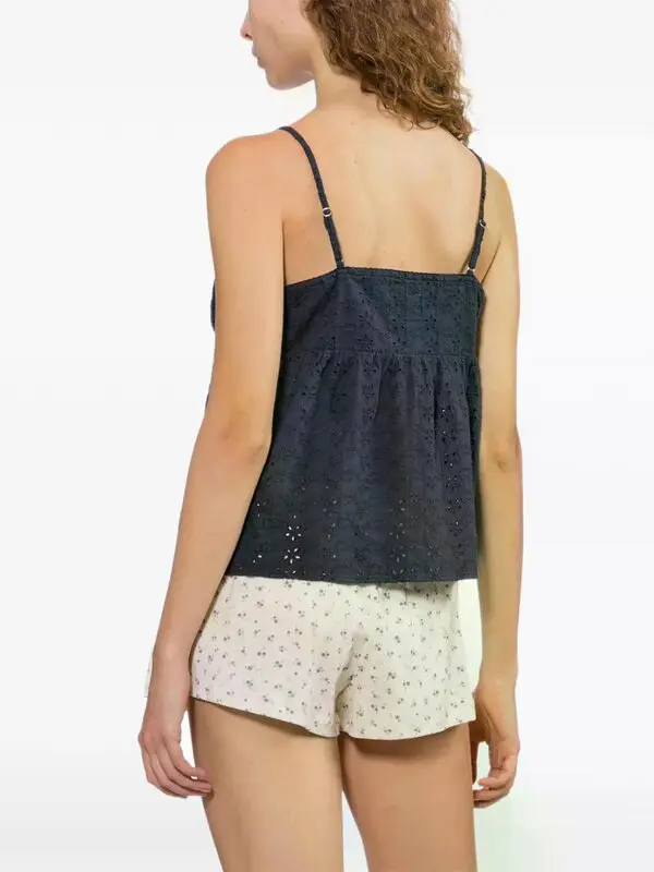 AAPE BY *A BATHING APE Apee™ A Bathing Ape® Broderie Anglaise Empire-line Camisole
