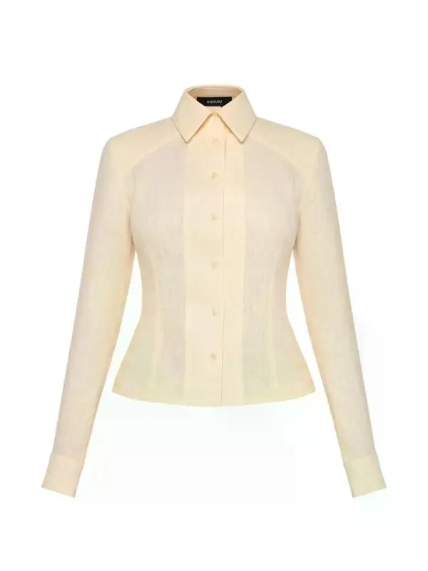 ANOUKI Button-down Long-sleeve Shirt