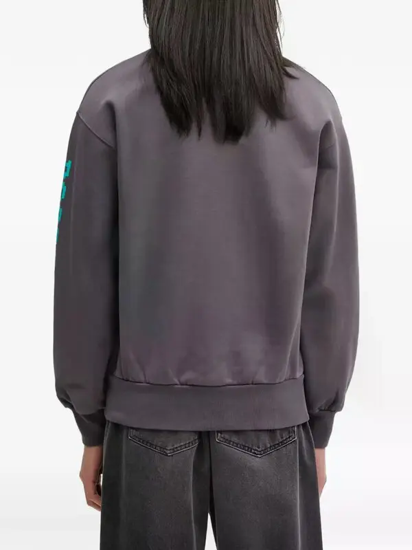 NO PROBLEMO Graphic Print Oversized Sweater
