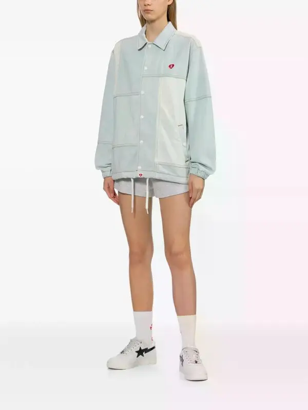 AAPE BY *A BATHING APE Apee™ A Bathing Ape® Indigo Logo Patch Denim Jacket