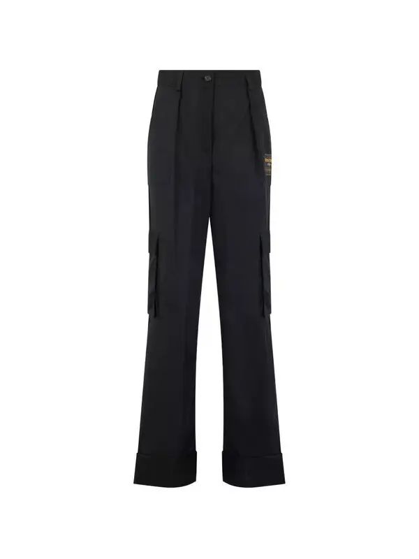 Moschino Patch Cargo Flared Trousers
