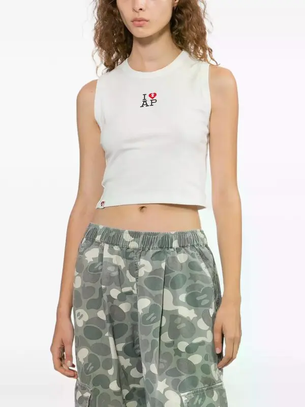 AAPE BY *A BATHING APE Apee™ A Bathing Ape® Ribbed Knit T-shirt
