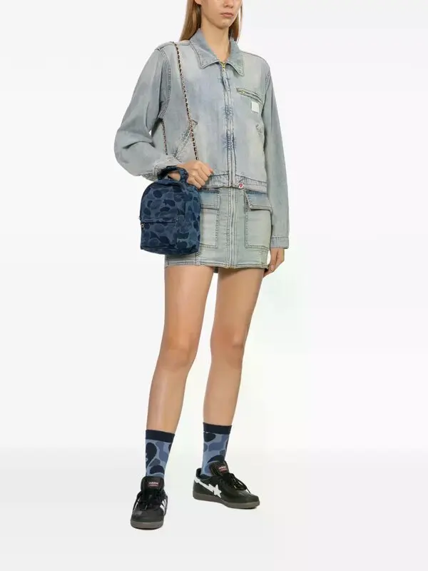 AAPE BY *A BATHING APE Apee™ A Bathing Ape® Camouflage Zip Denim Jacket