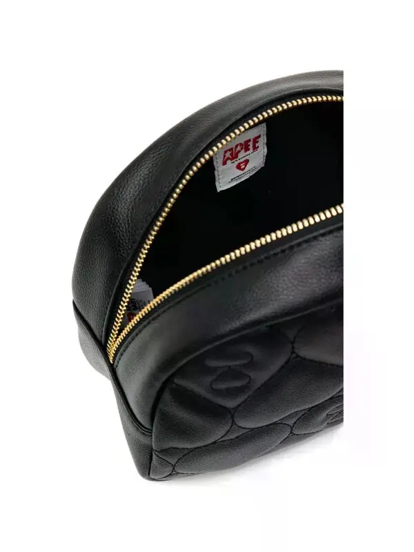 AAPE BY *A BATHING APE Heart Quilted Pouch Bag