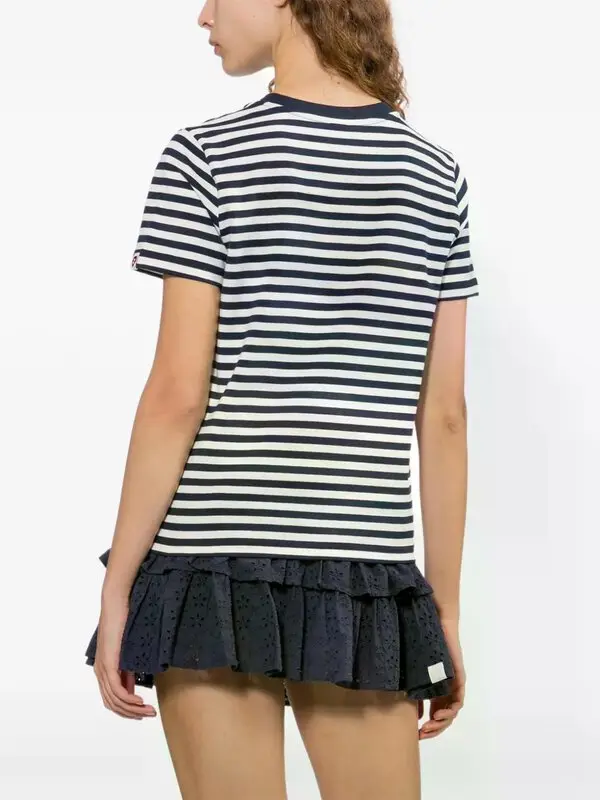 AAPE BY *A BATHING APE Apee™ A Bathing Ape® Striped Heart-patch T-shirt