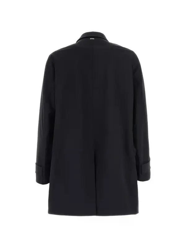 Herno Concealed-fastening Raincoat