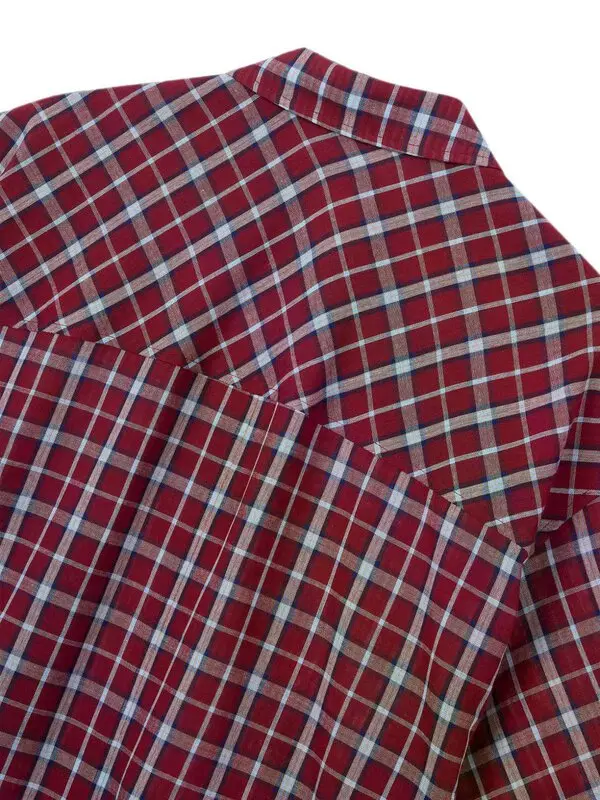 STUDIO TOMBOY Checkered Short-sleeved Shirt