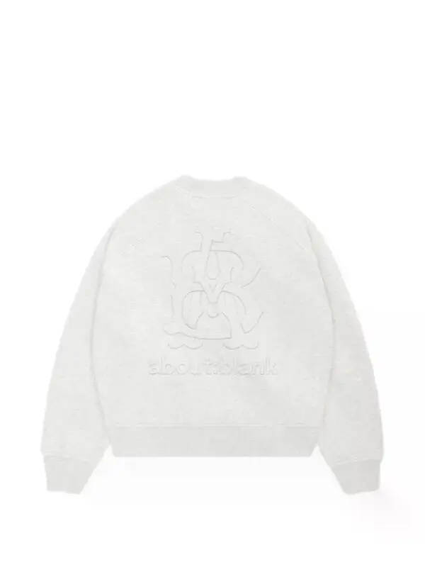 ABOUT:BLANK Logo Print Raglan Sleeve Sweatshirt