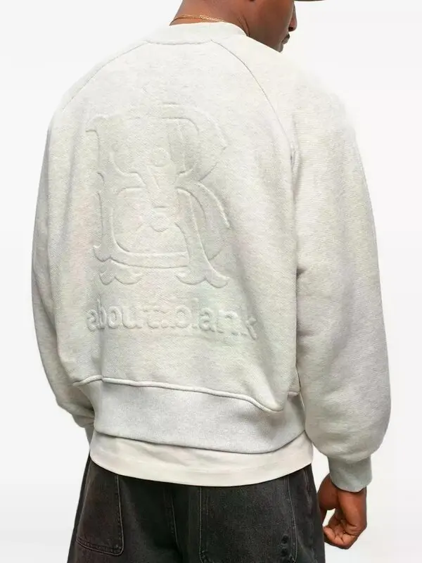 ABOUT:BLANK Logo Print Raglan Sleeve Sweatshirt
