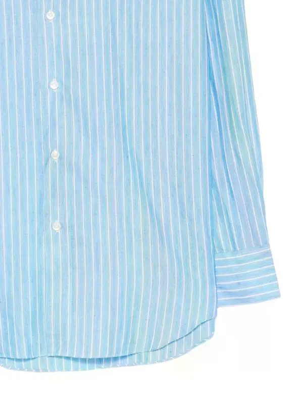 FINAMORE 1925 Striped-print Long-sleeve Shirt