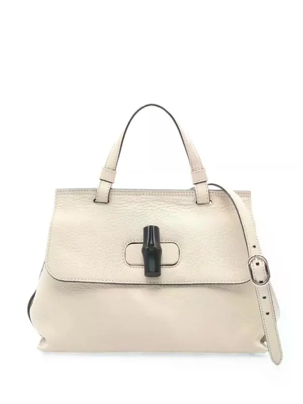 Gucci Bamboo Daily Shoulder Bag - Neutrals