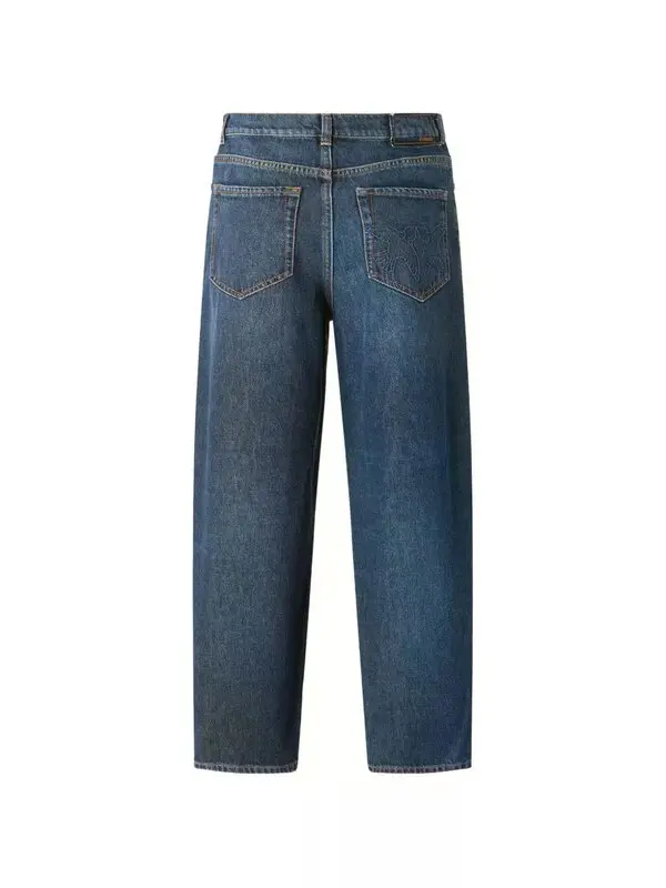 Pinko Embroidered Logo Jeans