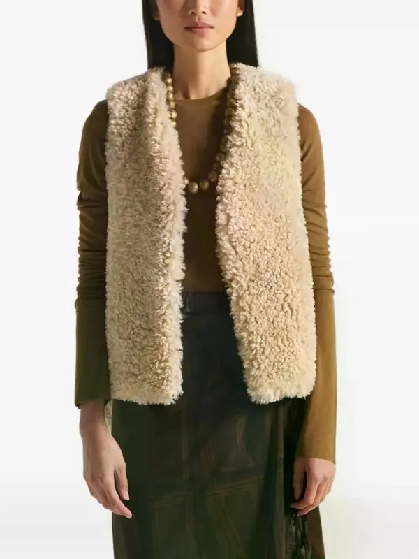 MULLER OF YOSHIOKUBO Sleeveless Open-front Vest