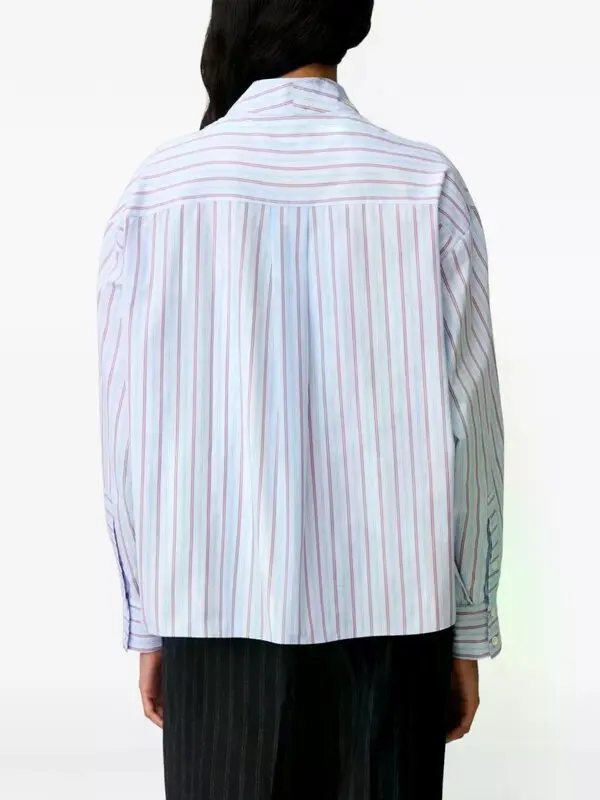 Claudie Pierlot Striped Poplin Blouse
