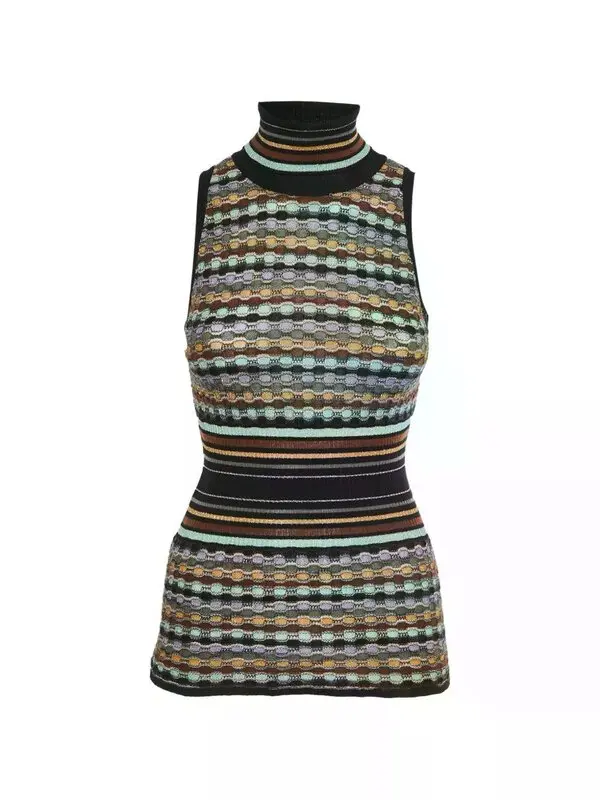 Missoni High Neck Sleeveless Vest