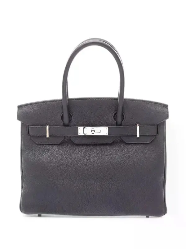 Hermès Silver Hardware Handbag - Grey
