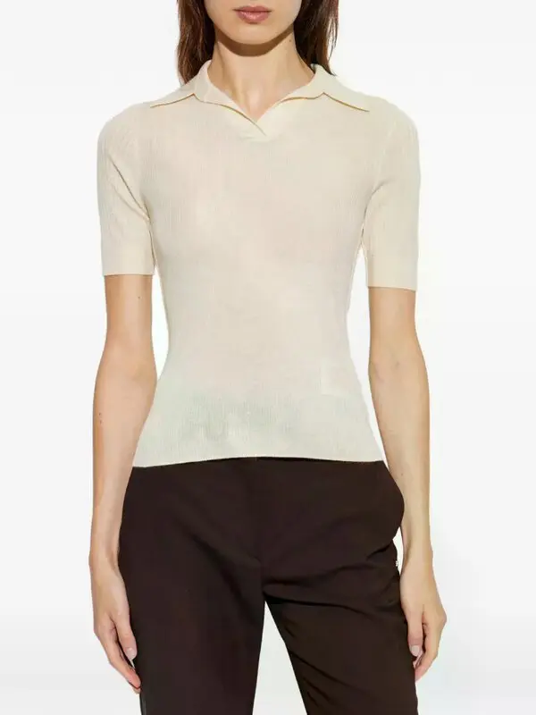 Burberry Ribbed-knit Cashmere Top