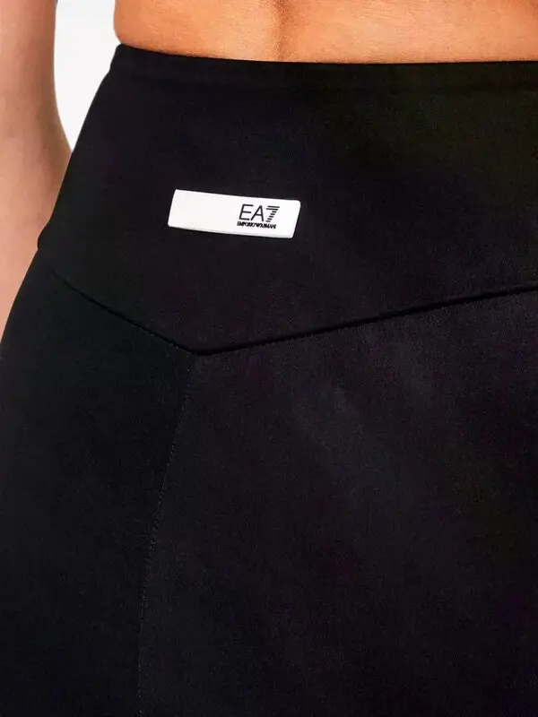 EA7 Logo-print Leggings - Black