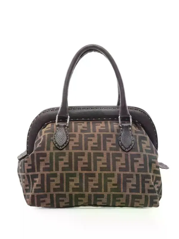 Fendi Zucca Canvas Handbag