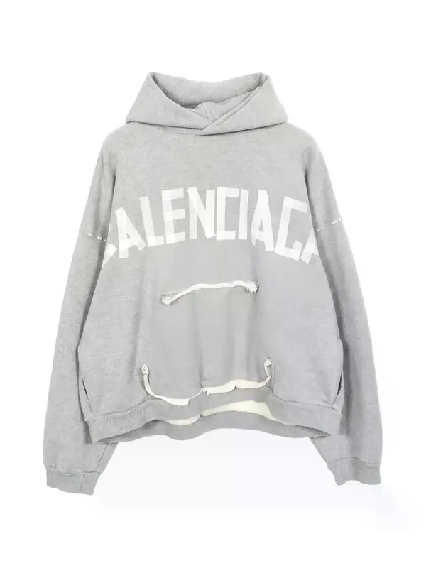 Balenciaga Tape Type Bb Logo Hoodie