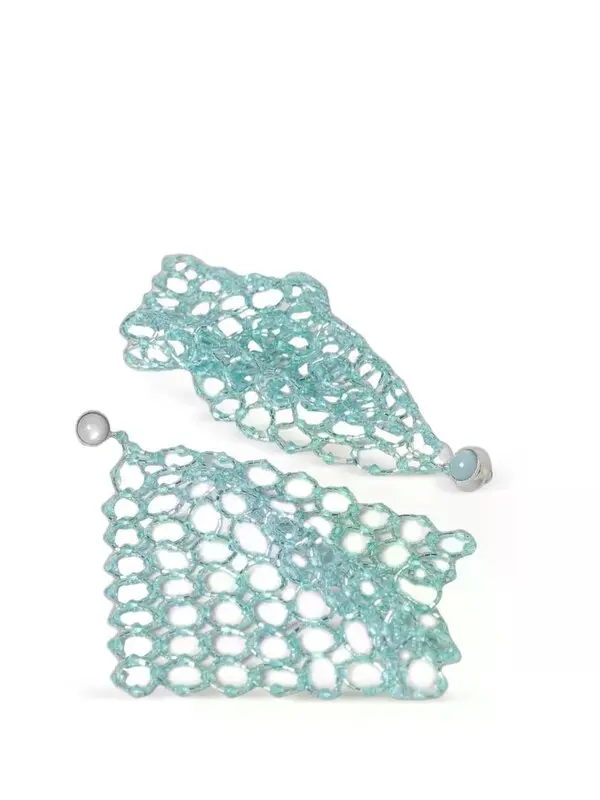 Emporio Armani Beaded Mesh Earrings