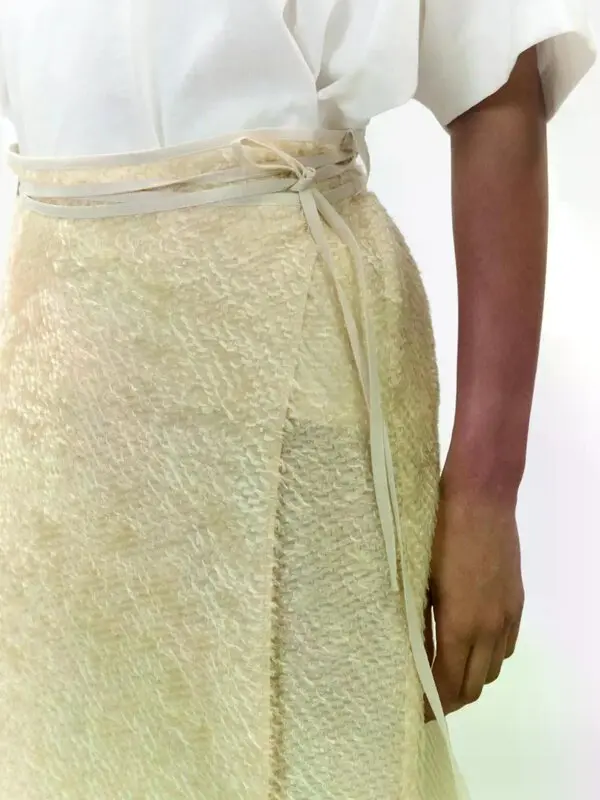 ALYSI Wrap Maxi Skirt