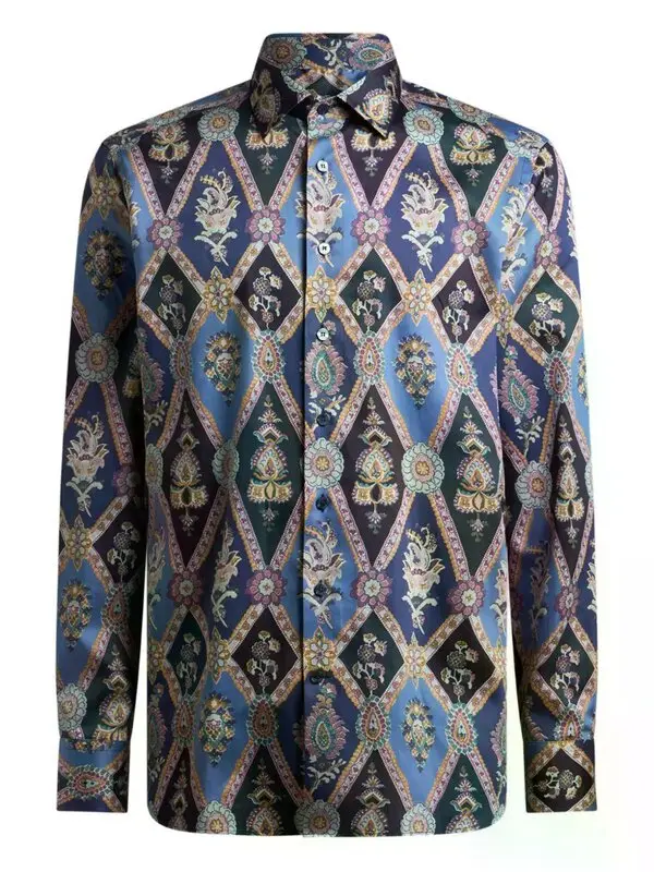 Etro Paisley-pattern Cotton Shirt