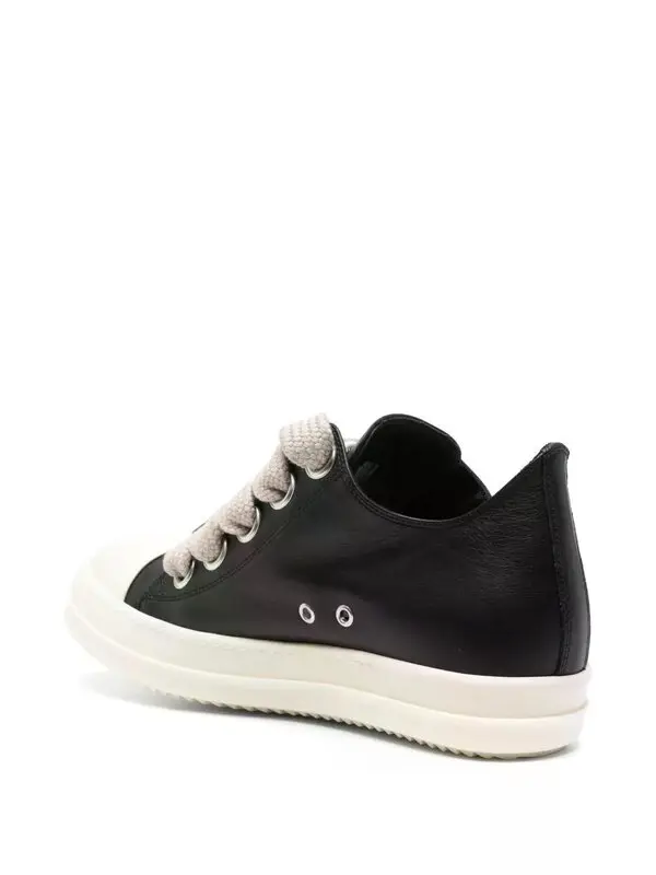 Rick Owens Leather Jumbo Lace-up Sneakers