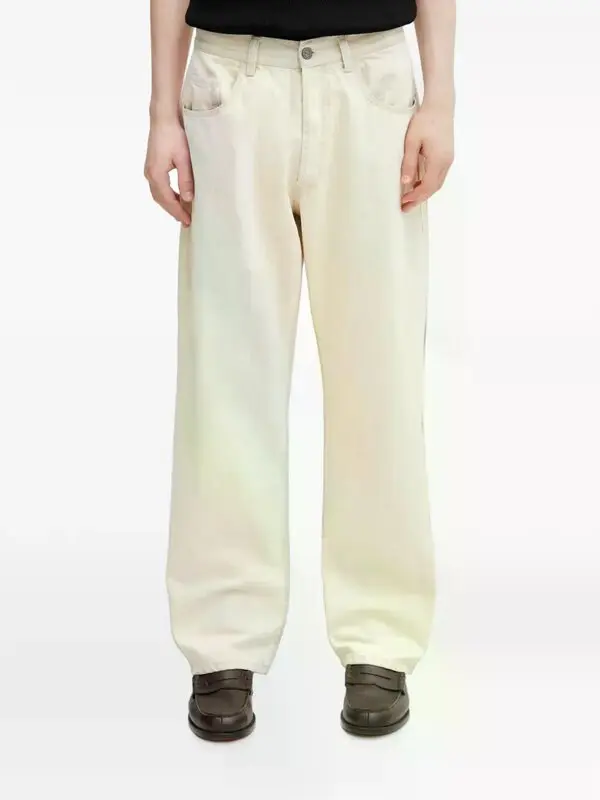 NO PROBLEMO Embroidered Relaxed Fit Jeans