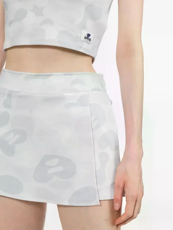 AAPE BY *A BATHING APE Camouflage Print Skort