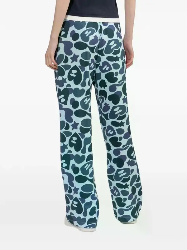 AAPE BY *A BATHING APE Sky Camouflage Print Track Pants