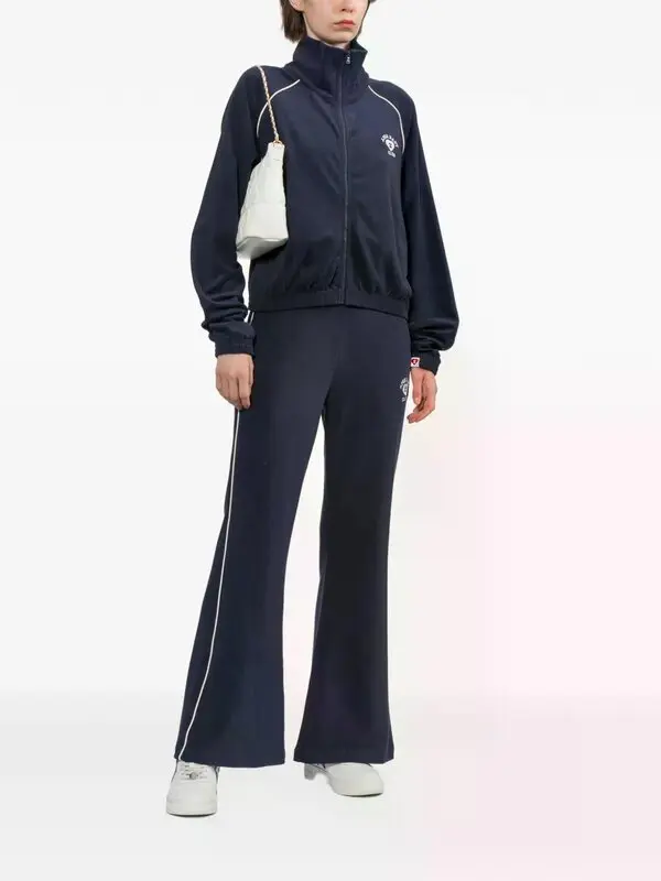 AAPE BY *A BATHING APE Apee™ A Bathing Ape® Navy Logo-patch Track Pants