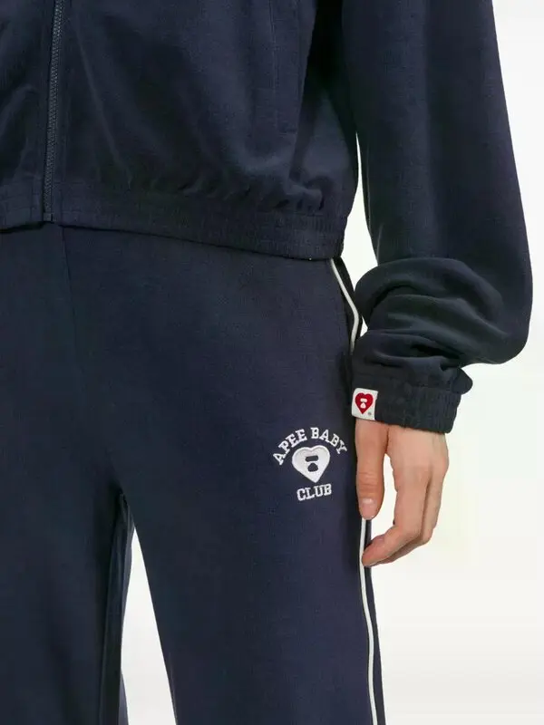 AAPE BY *A BATHING APE Apee™ A Bathing Ape® Navy Logo-patch Track Pants