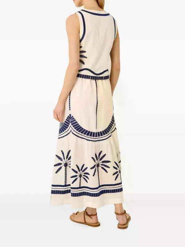 MARIE OLIVER Zahara Embroidered Sleeveless Top