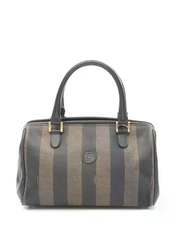 Fendi 2000s Vertical Stripe Tote Bag