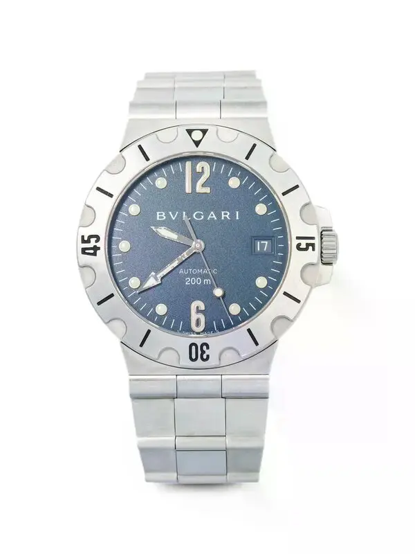 BVLGARI Diagono Scuba 38mm Watch - Blue