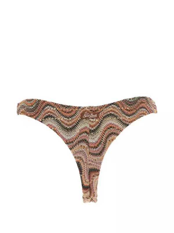 MC2 SAINT BARTH Sequin-embellished Bikini Bottoms