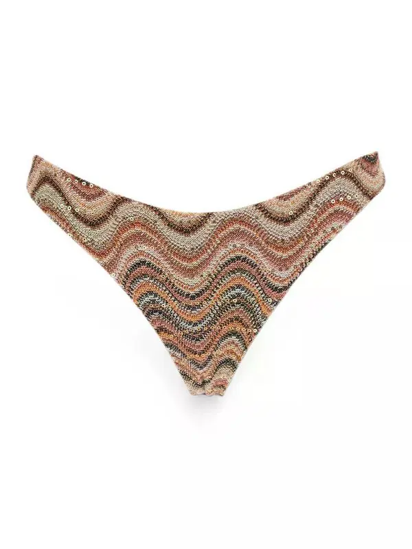 MC2 SAINT BARTH Sequin-embellished Bikini Bottoms