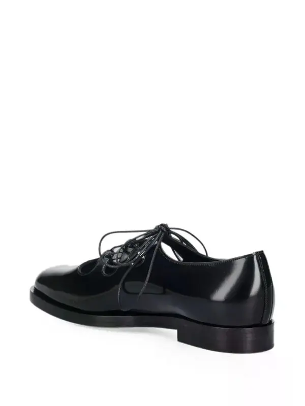 Max Mara Tassel Detail Lace-up Flat Shoes