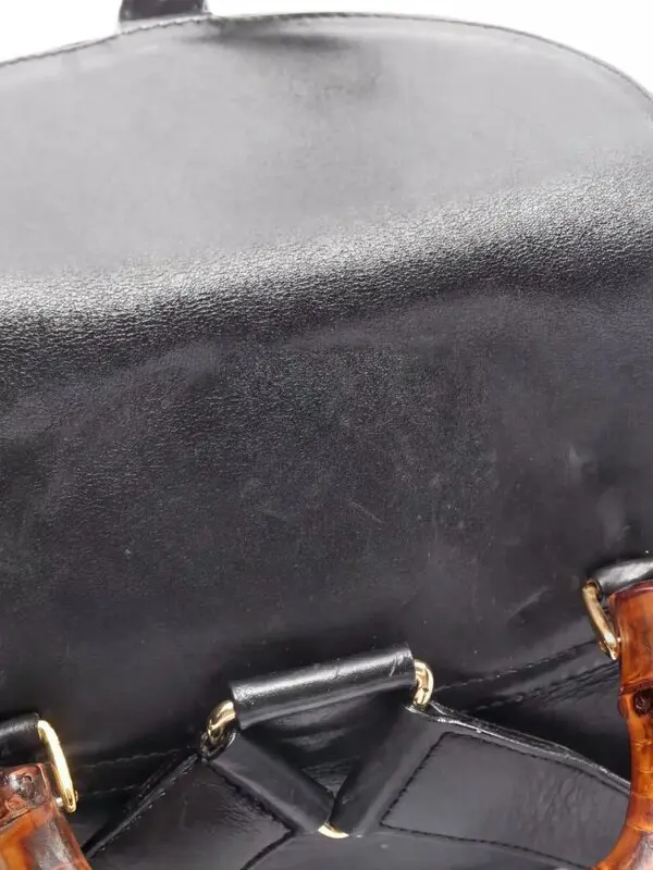 Gucci Bamboo Leather Backpack