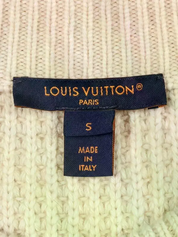 LOUIS VUITTON Waffle-knit Sweater With Chain Detail