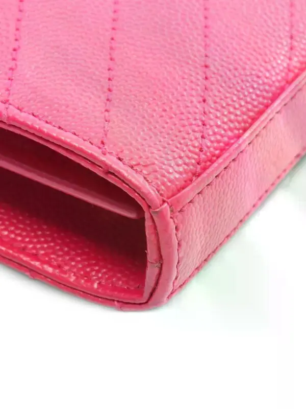 Saint Laurent Cassandre Envelope Crossbody Bag - Pink